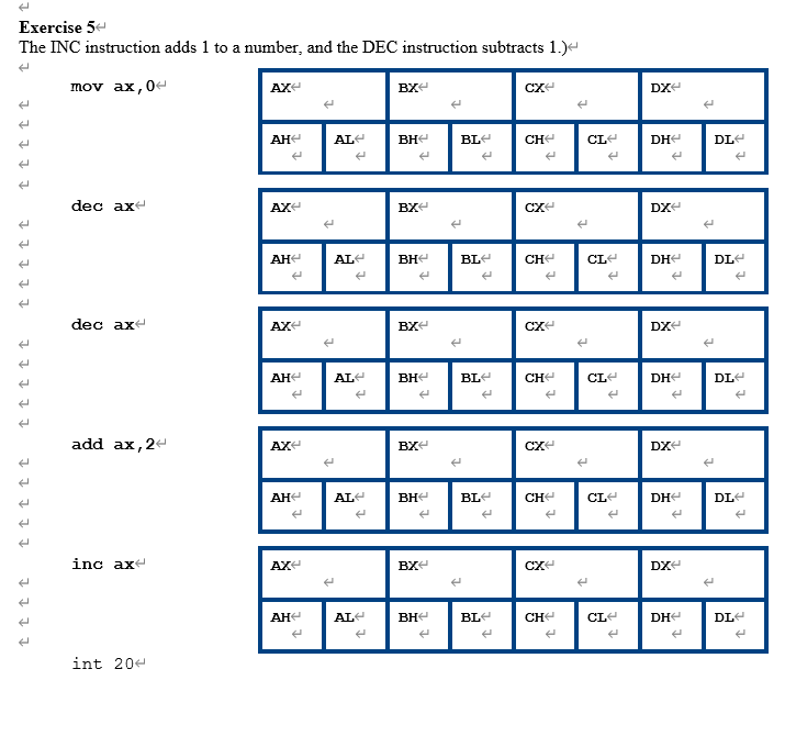 Solved Debug Exercises For each of the following program | Chegg.com