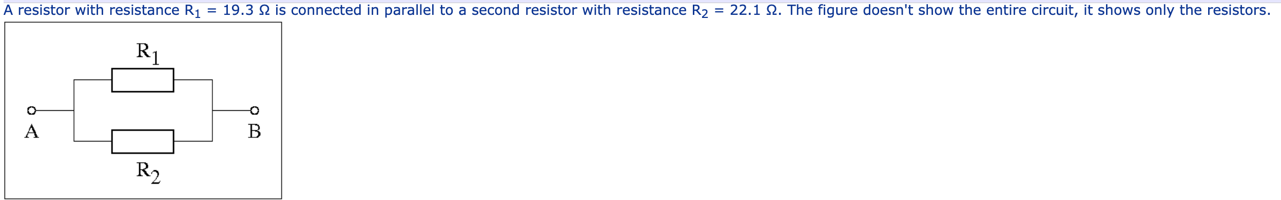 Solved A resistor with resistance R1=19.3Ω is connected in | Chegg.com