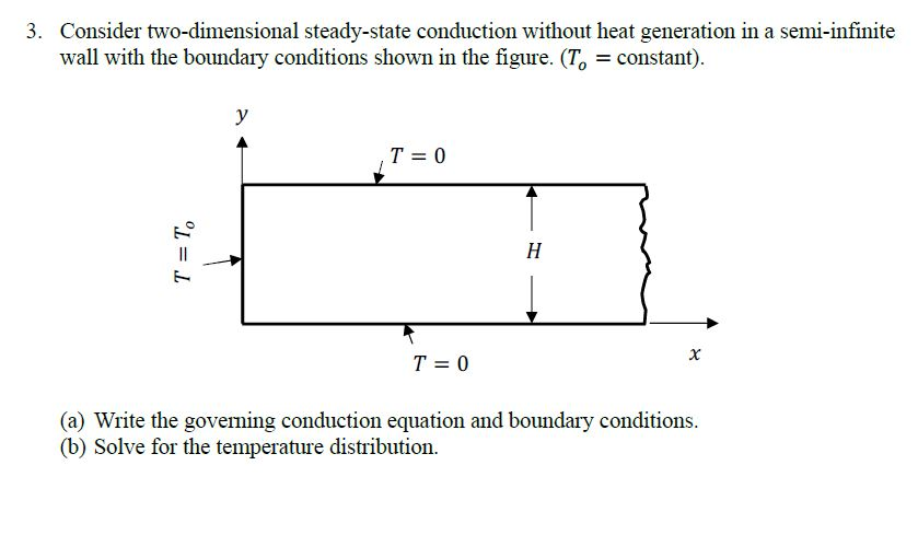 Solved 3. Consider two-dimensional steady-state conduction | Chegg.com