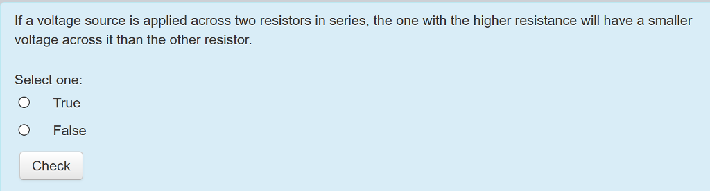 Solved If a voltage source is applied across two resistors | Chegg.com