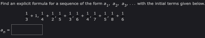 Solved Find an explicit formula for a sequence of the form a | Chegg.com