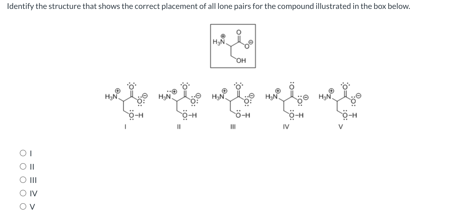 Solved Identify the structure that shows the correct | Chegg.com