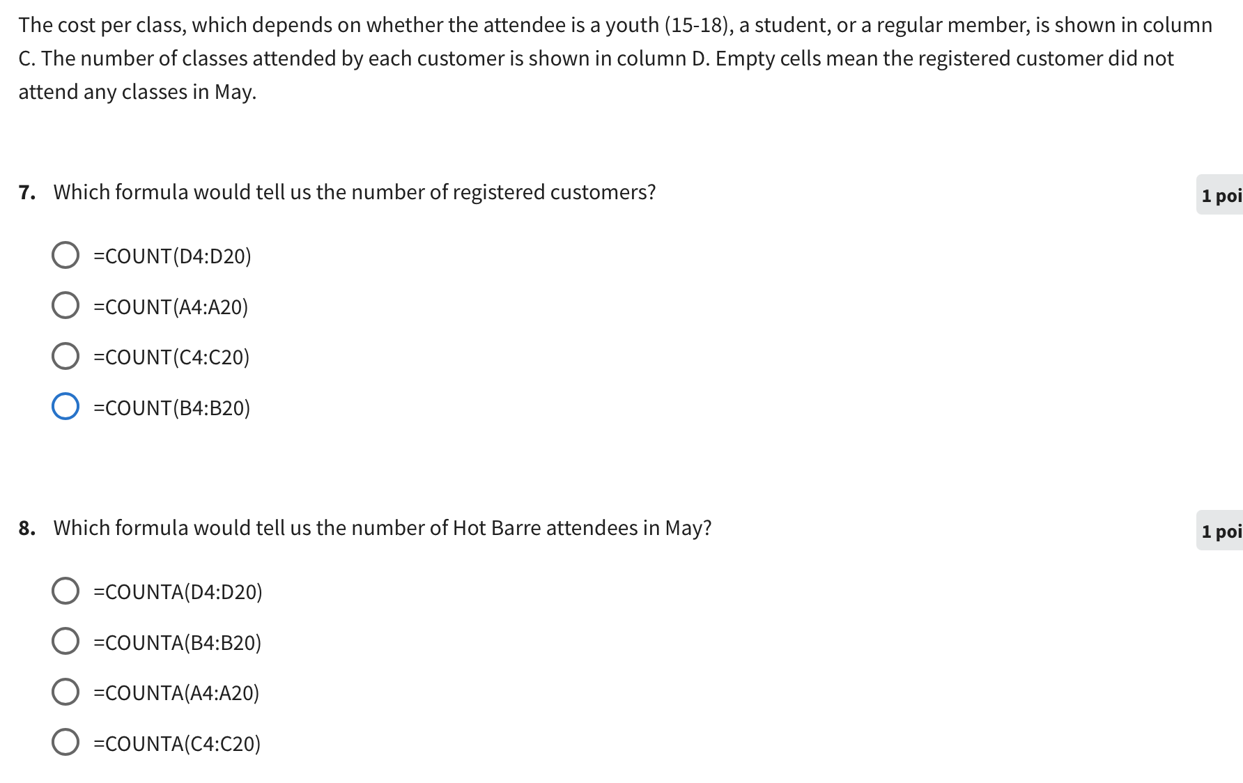 Solved Answer questions 7-10 using the data shown below: | Chegg.com Solved Answer questions 7-10 using the data shown below: | Chegg.com