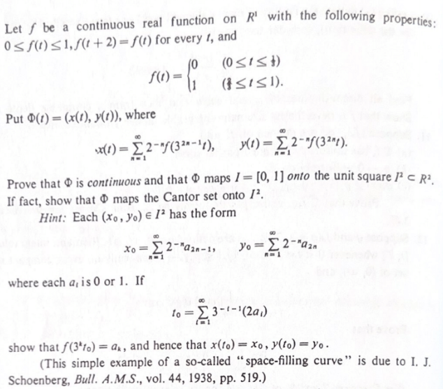 Let f be a continuous real function on R1 with the | Chegg.com