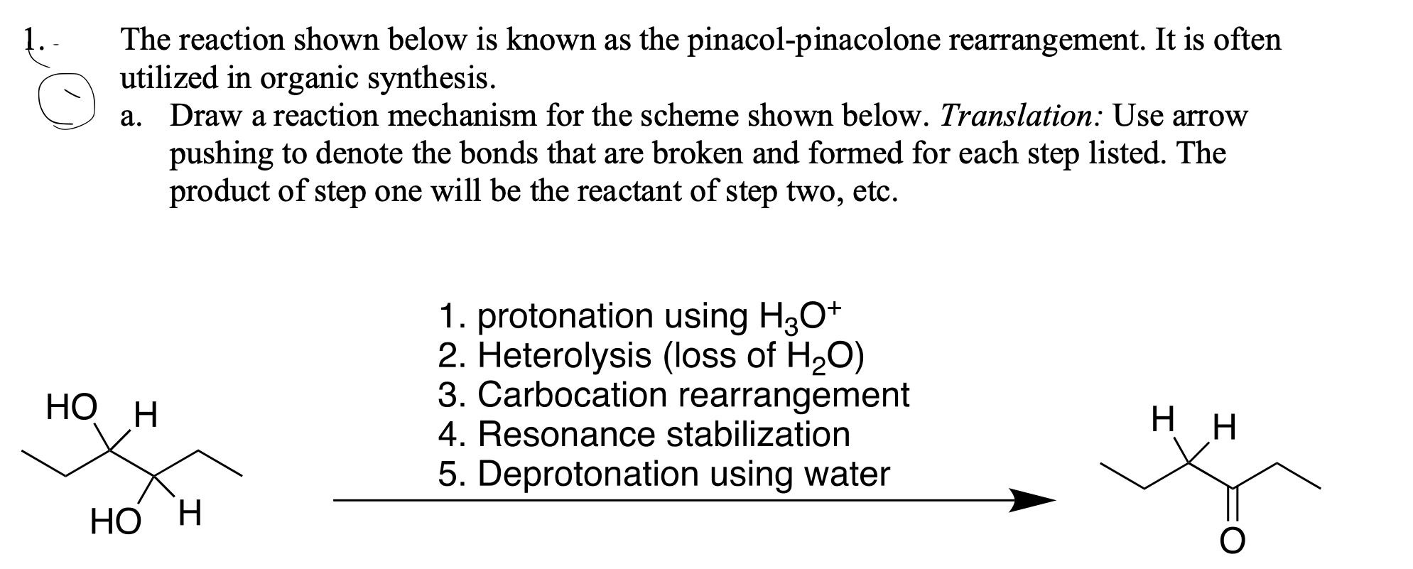Solved The reaction shown below is known as the | Chegg.com