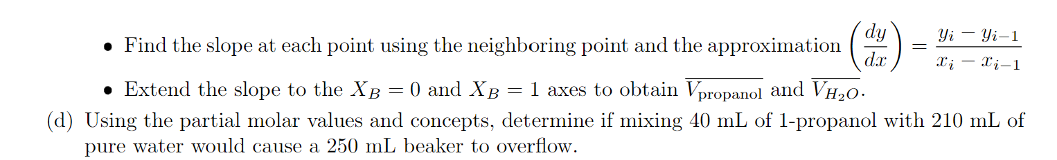 Solved The partial molar volume is defined as | Chegg.com