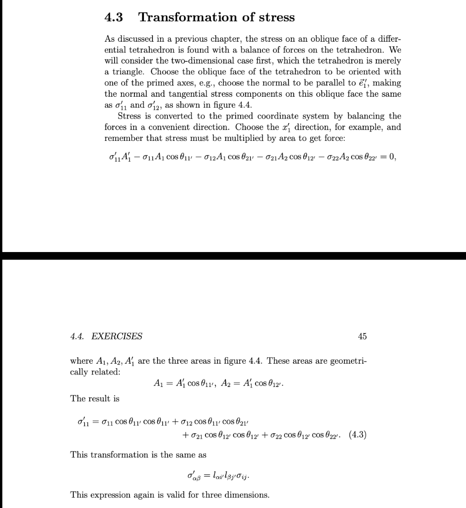 Fluid Dynamic 3-D Transformation The below has a | Chegg.com