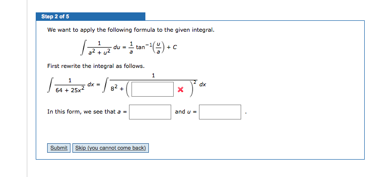 Solved Step 2 of 5 We want to apply the following formula to | Chegg.com