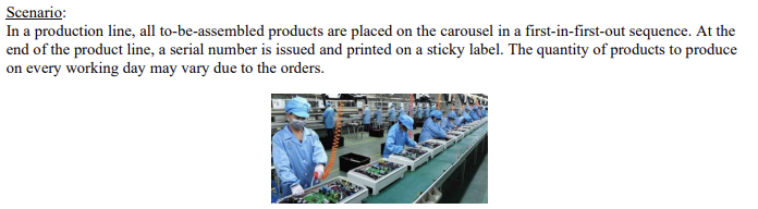 Solved Scenario: In a production line, all to-be-assembled | Chegg.com