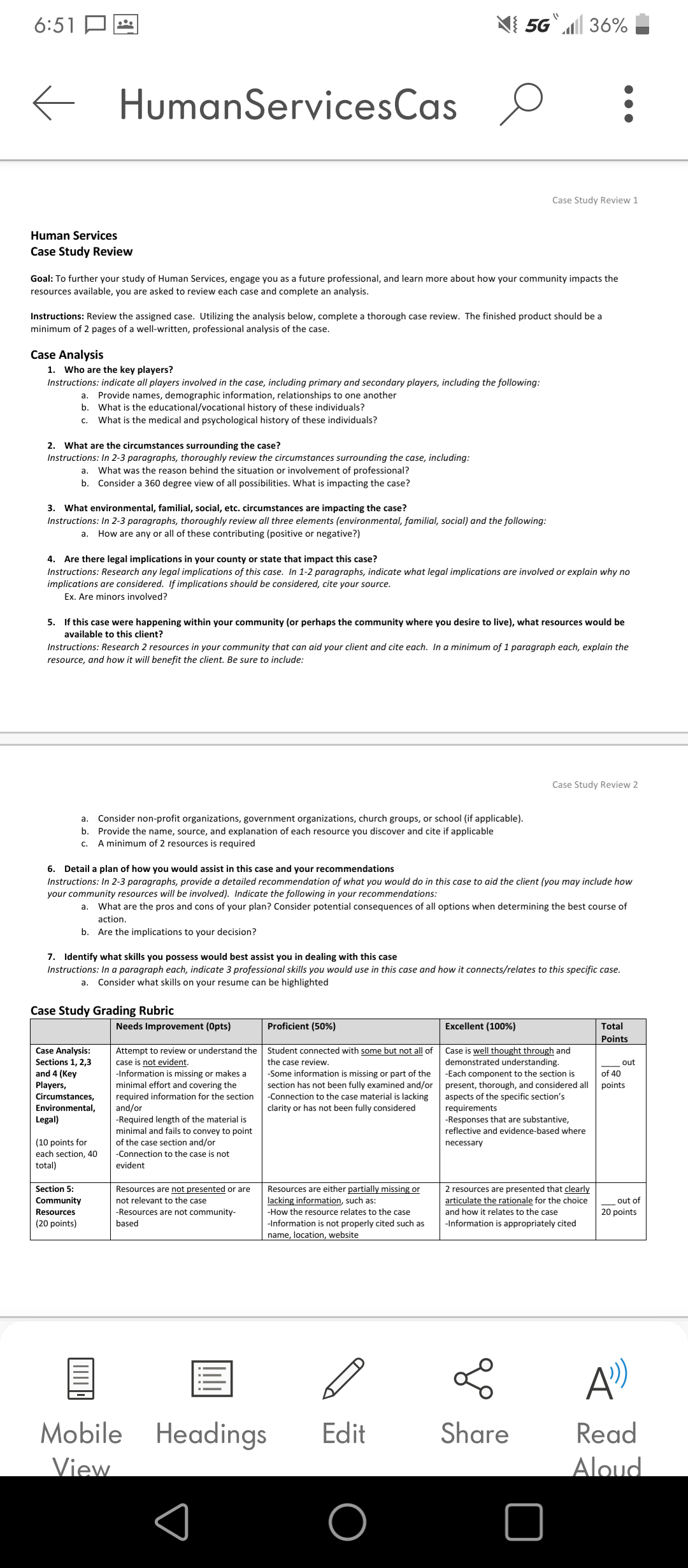 Case study for Application of Human Services course. | Chegg.com