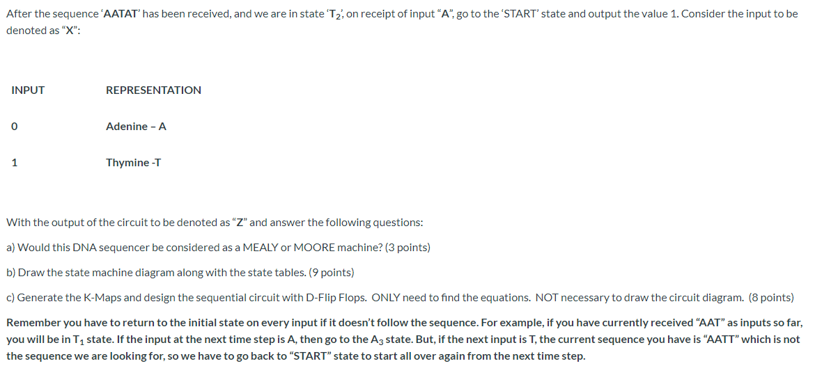 5) State Machine Design (20 points) You are part of | Chegg.com