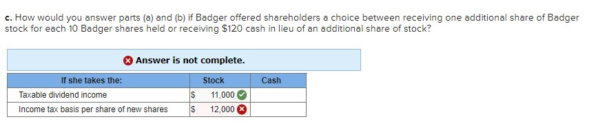 Solved Hi, please correct my answer! Thank you! Badger | Chegg.com
