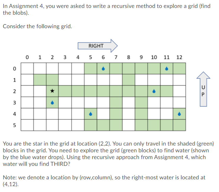 In Assignment 4, you were asked to write a recursive | Chegg.com
