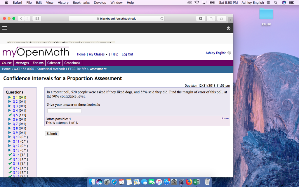 Solved Safari File Edit View History Bookmarks Develop | Chegg.com