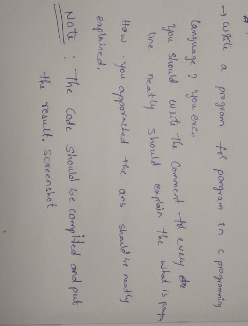 Solved - Write a program fol pangram in c programming | Chegg.com