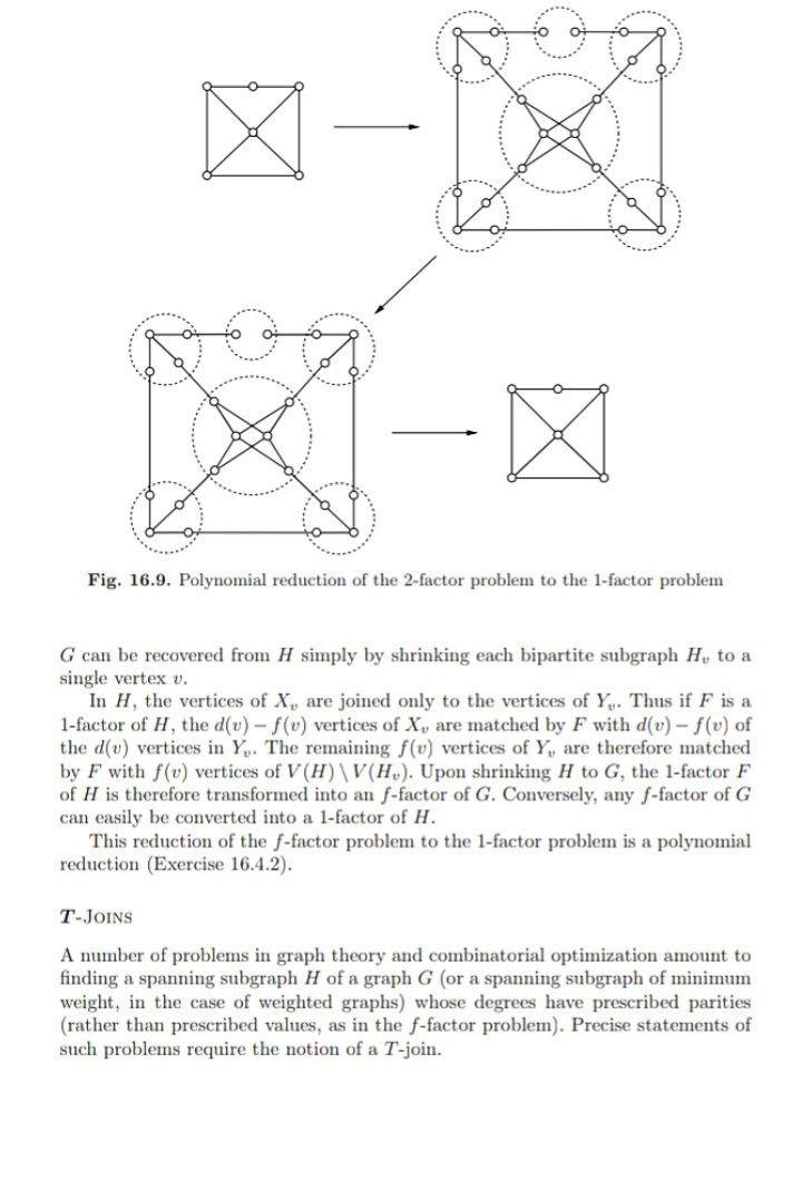 Solved Fig. 16.9. Polynomial reduction of the 2-factor | Chegg.com