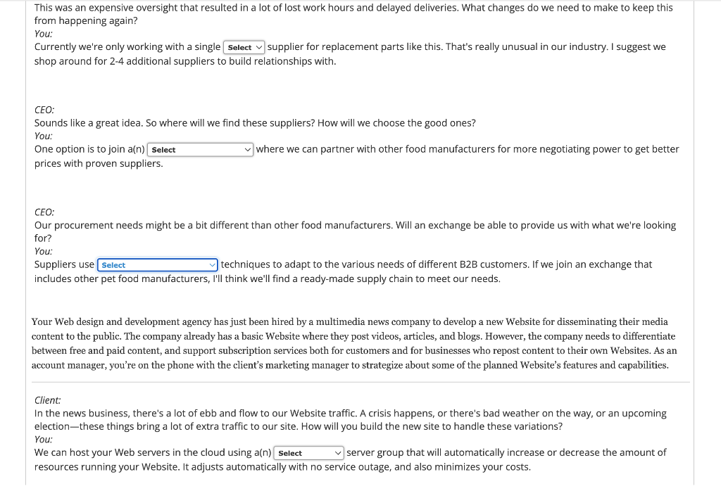 Solved Identify the Website function most important to the | Chegg.com