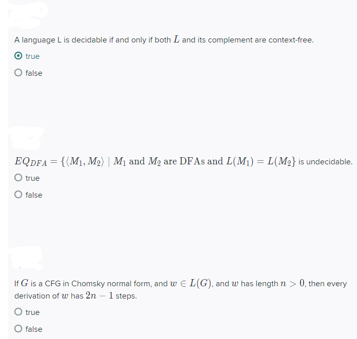 Solved A language L is decidable if and only if both I and | Chegg.com