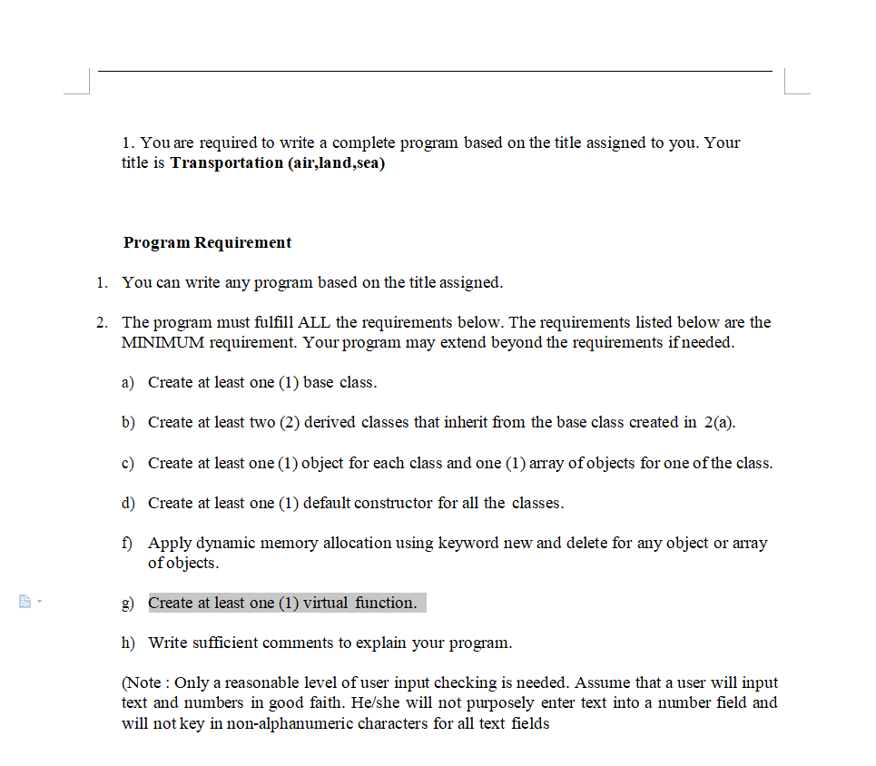 Solved 1. You are required to write a complete program based | Chegg.com
