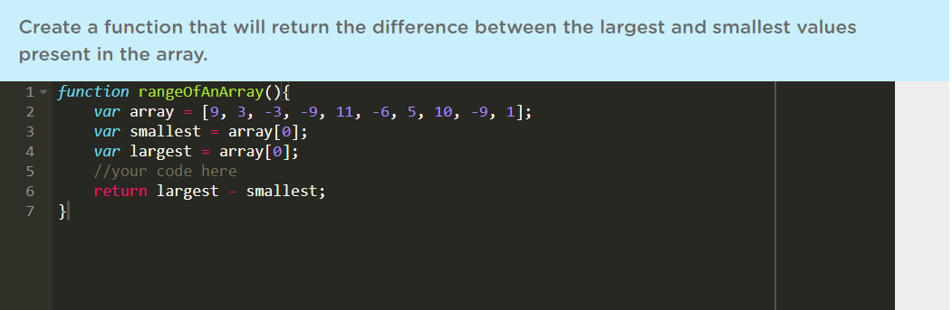Solved Create a function that will return the difference | Chegg.com