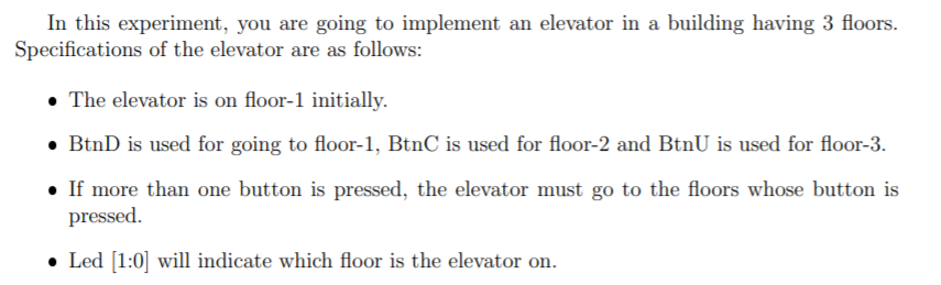Solved In this experiment, you are going to implement an | Chegg.com