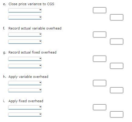 Solved Basic Variance Analysis, Revision of Standards, | Chegg.com