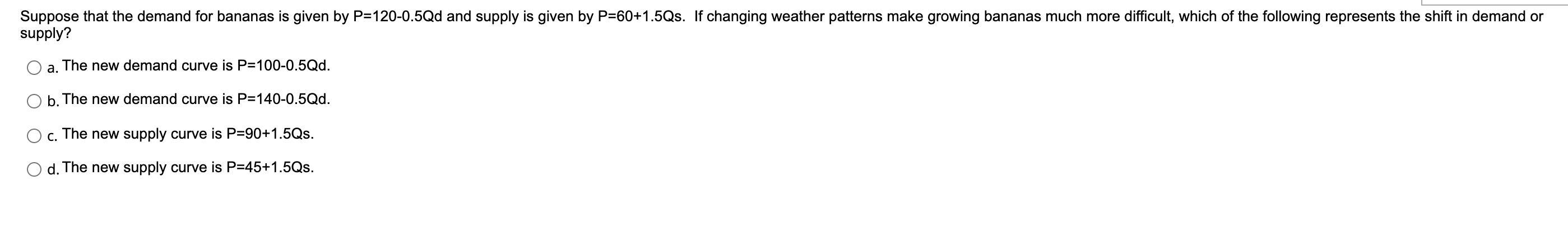 Solved Suppose that changes in market conditions cause both | Chegg.com