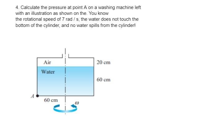 Solved 1. A tank filled with water is moving and | Chegg.com