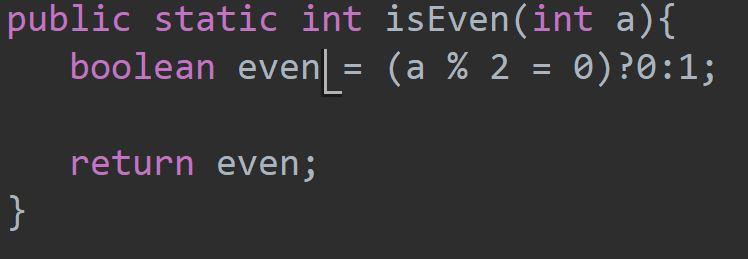 Solved (JAVA) Is there a way I can use a ternary operation | Chegg.com