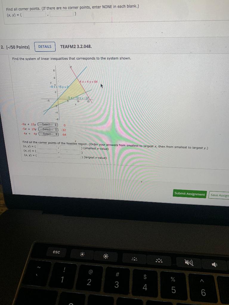 Solved Find all corner points. (If there are no corner | Chegg.com
