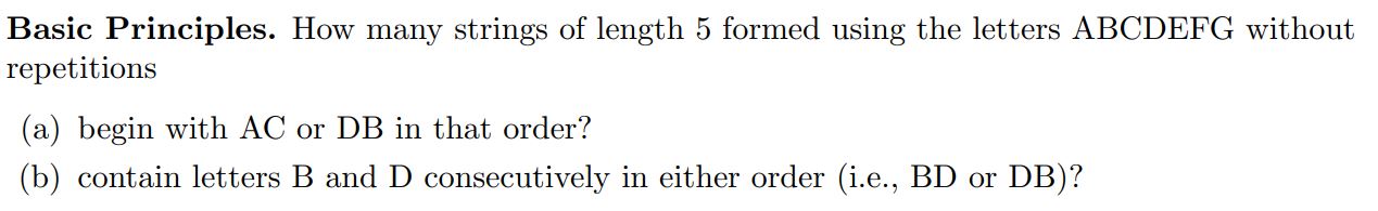 Solved Basic Principles. How many strings of length 5 | Chegg.com