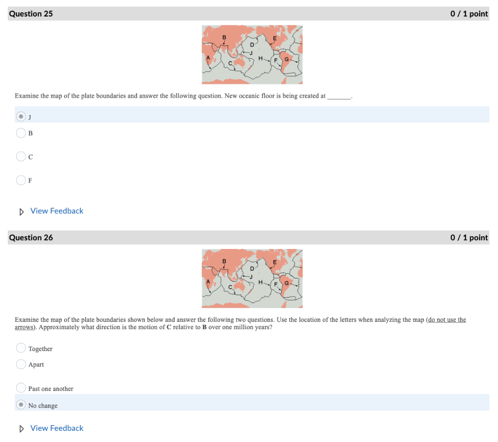 Solved Question 5 0 / 1 point Examine the map of the plate | Chegg.com
