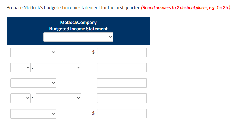 The management team at Metlock Corporation is | Chegg.com