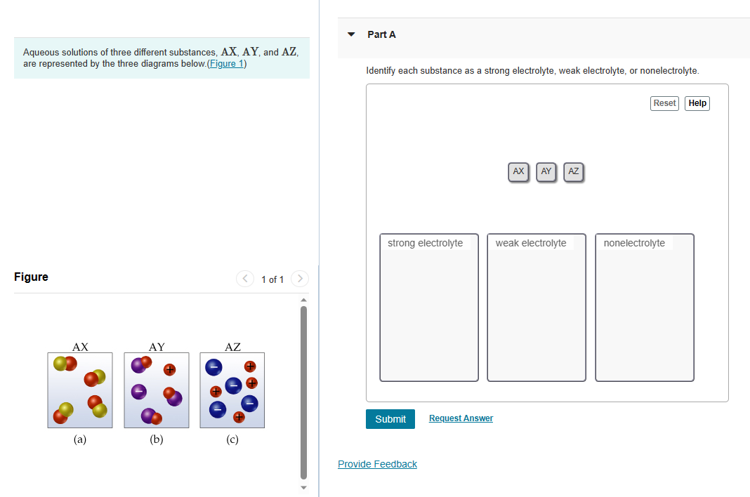 Solved Aqueous solutions of three different substances, | Chegg.com