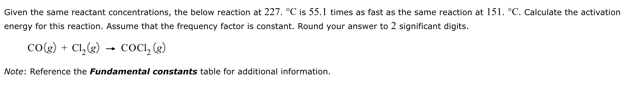 Given the same reactant concentrations, the below | Chegg.com