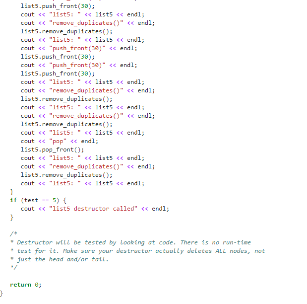 Solved IntList Lab Specifications You are required to come | Chegg.com