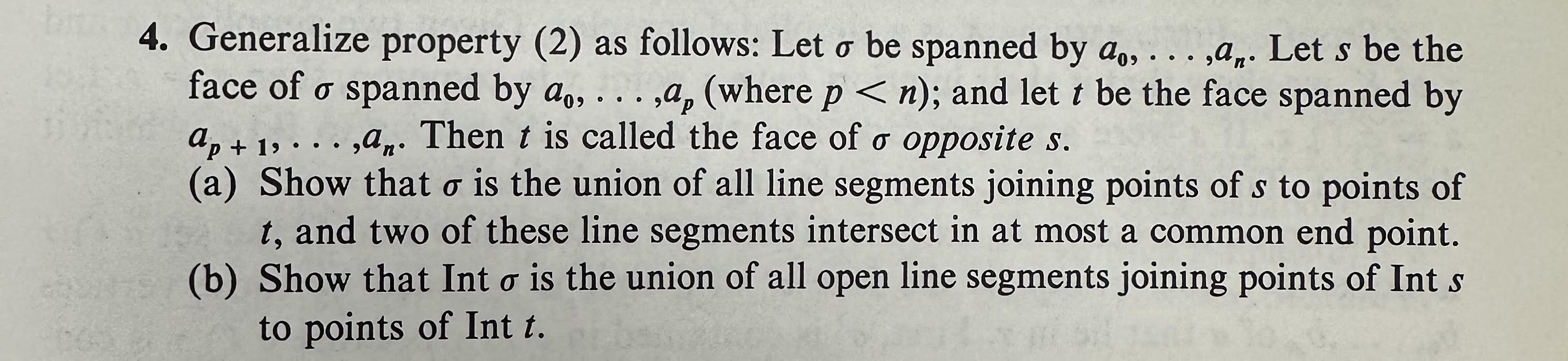 Solved Do part (a) by contradiction and (b) directly using | Chegg.com