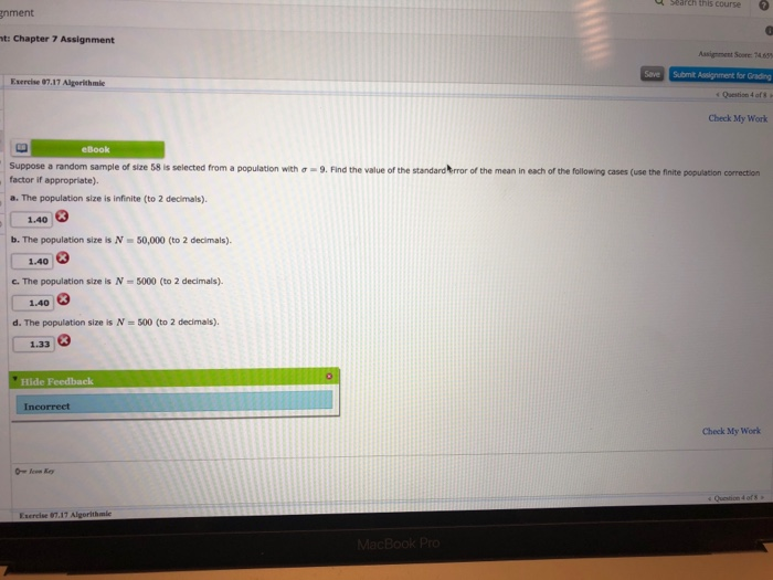 Solved Seareh this course nment t: Chapter 7 Assignment | Chegg.com