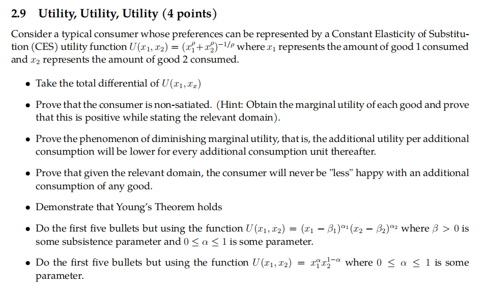 Solved Consider a typical consumer whose preferences can be | Chegg.com