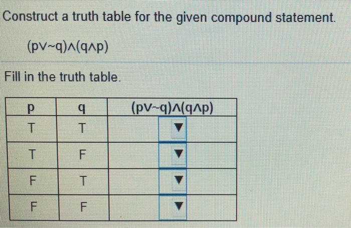 Solved Let p represent a false statement, and let q | Chegg.com