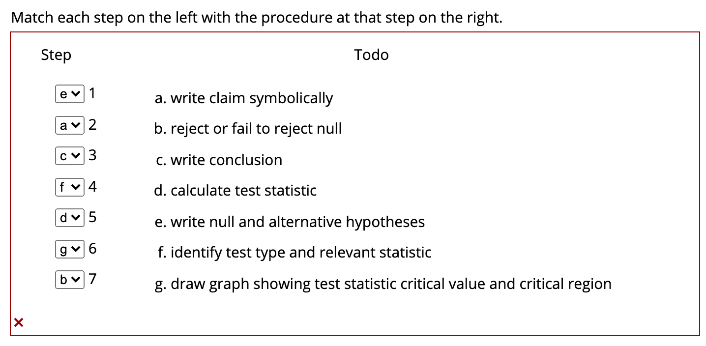 Solved Match each step on the left with the procedure at | Chegg.com