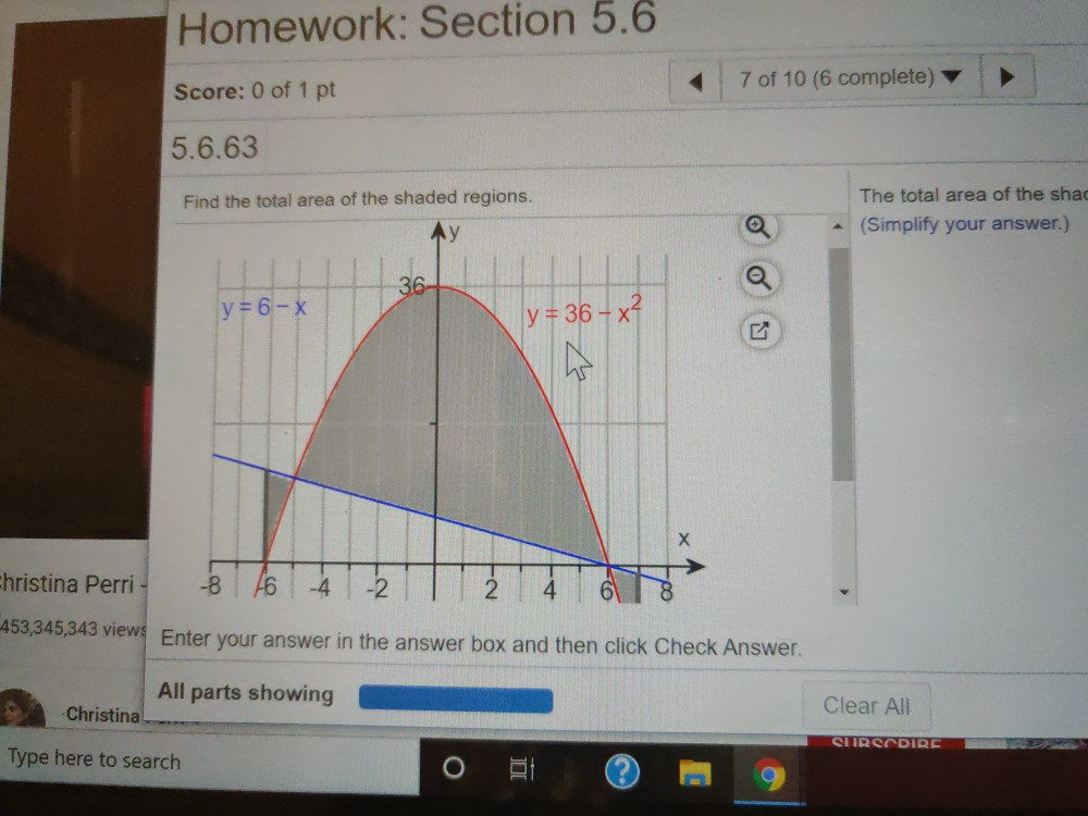Solved Homework Section 5 6 Score 0 Of 1 Pt 5 6 63 7 Of 10
