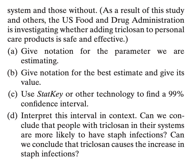 Solved 3.125 Does a Common Ingredient in Soap Increase Staph | Chegg.com