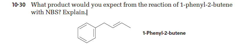 Solved 0-30 What product would you expect from the reaction | Chegg.com