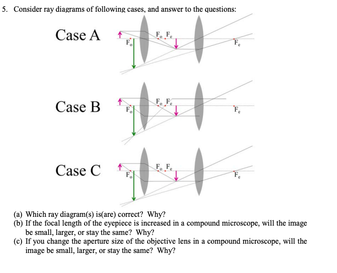 Compound Microscope Ray Diagram