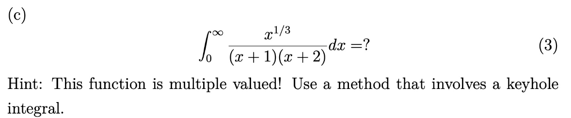 Solved 6) Evaluating real integrals using the residue | Chegg.com