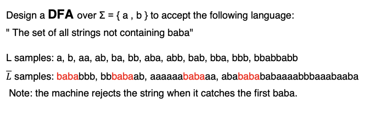 Solved Design a DFA over Σ={a,b} to accept the following | Chegg.com