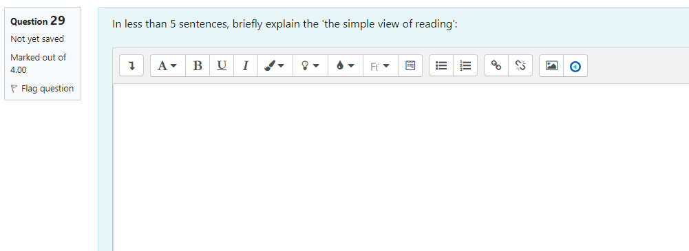 Question 29 In less than 5 sentences, briefly explain | Chegg.com