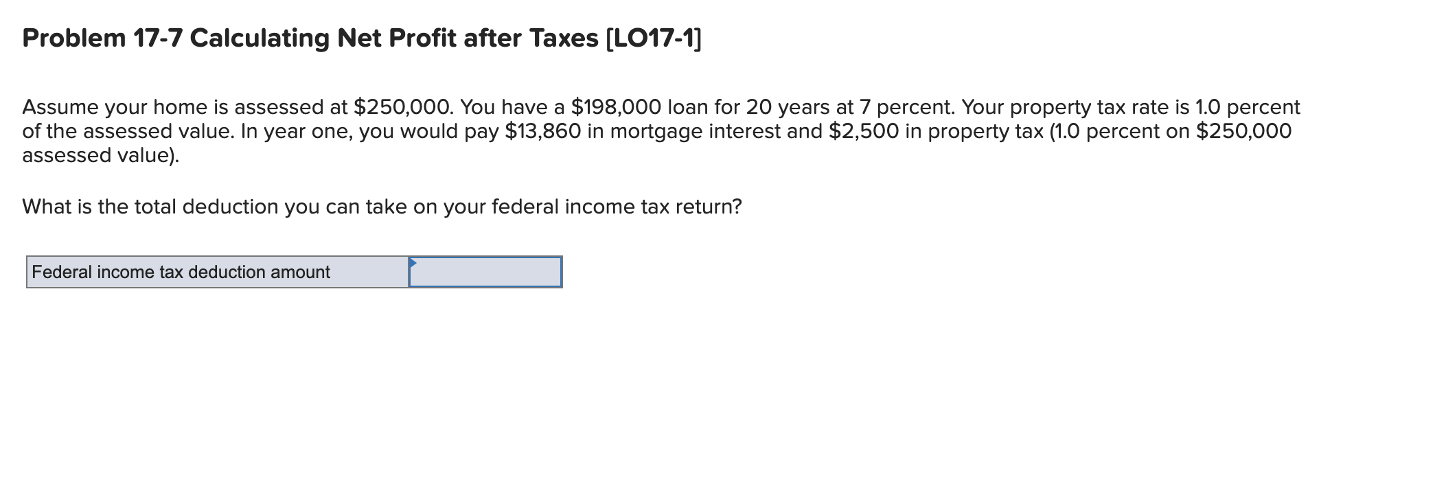 Solved Problem 17-7 Calculating Net Profit after Taxes | Chegg.com Solved Problem 17-7 Calculating Net Profit after Taxes | Chegg.com