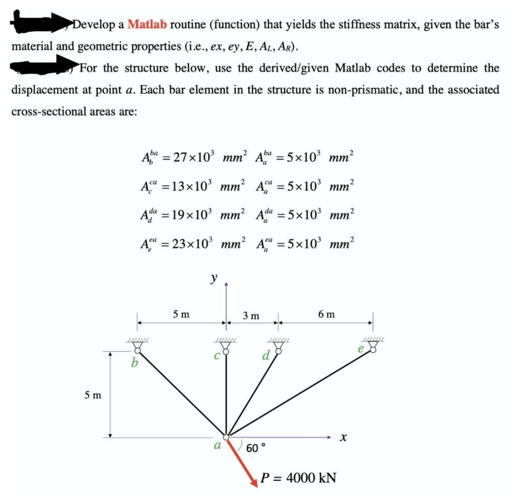 Develop a Matlab routine (function) that yields the | Chegg.com